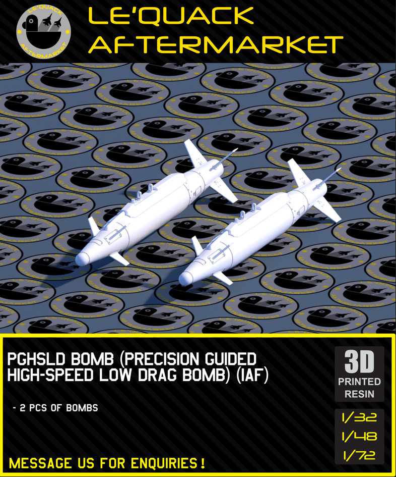 PGHSLD BOMB (PRECISION GUIDED HIGH-SPEED LOW DRAG BOMB) IAF Scale Mode ...